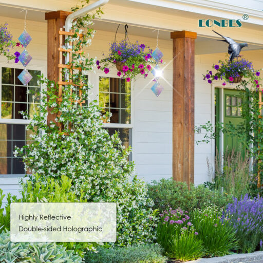 Holographic Reflective Discs, 24 Diamond-Shape Disks - EONBES