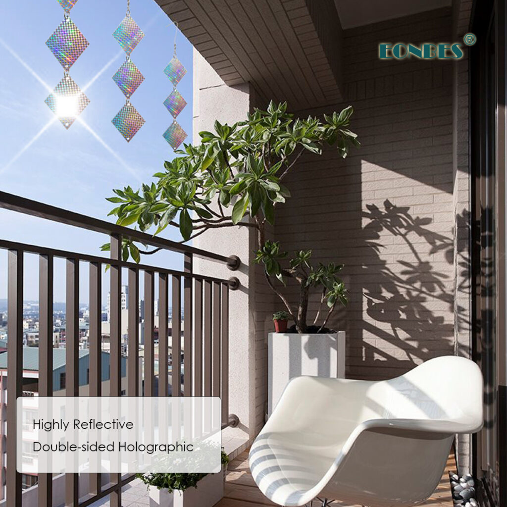 Holographic Reflective Discs, 24 Diamond-Shape Disks - EONBES