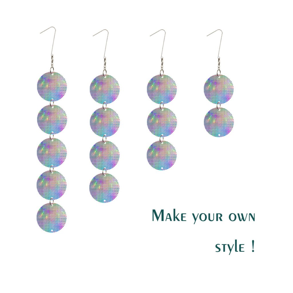 Holographic Reflective Discs, 24 Round Disks - EONBES