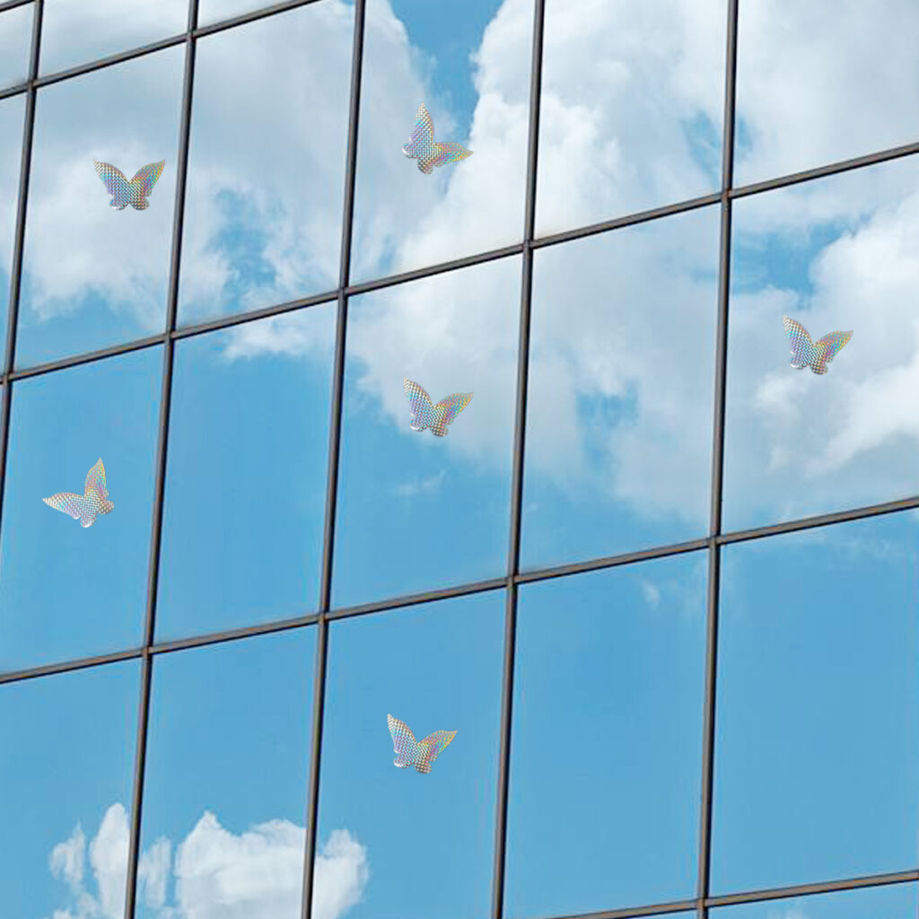 Holographic Butterfly Window Decals - EONBES