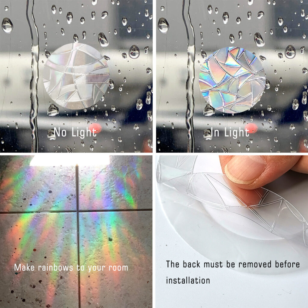 Butterfly Prism Window Decals - EONBES