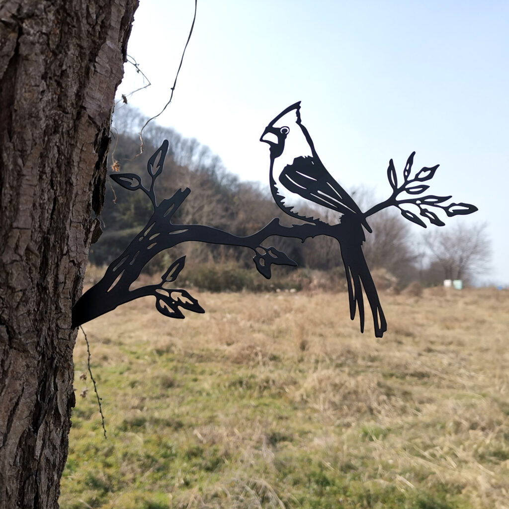 Metal Bird Tree Art - EONBES
