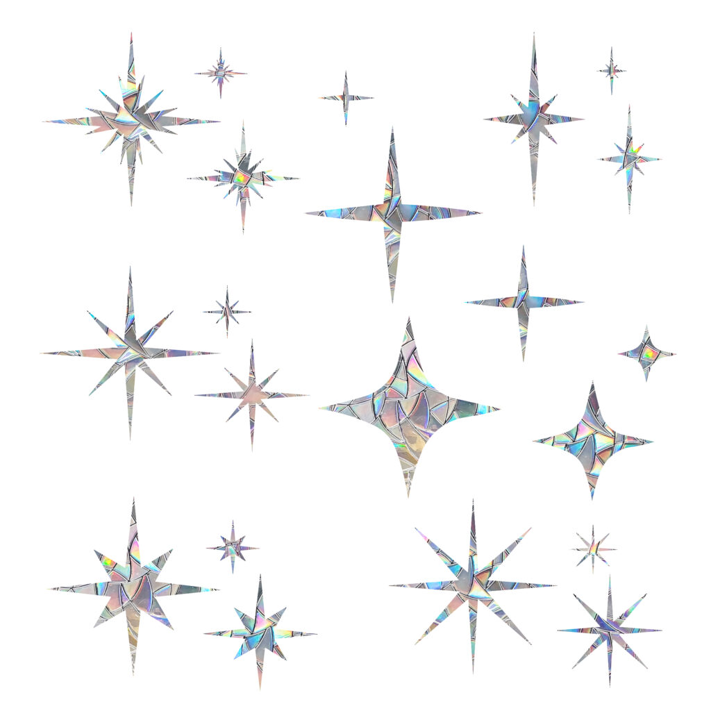 Star Prism Window Decals - EONBES