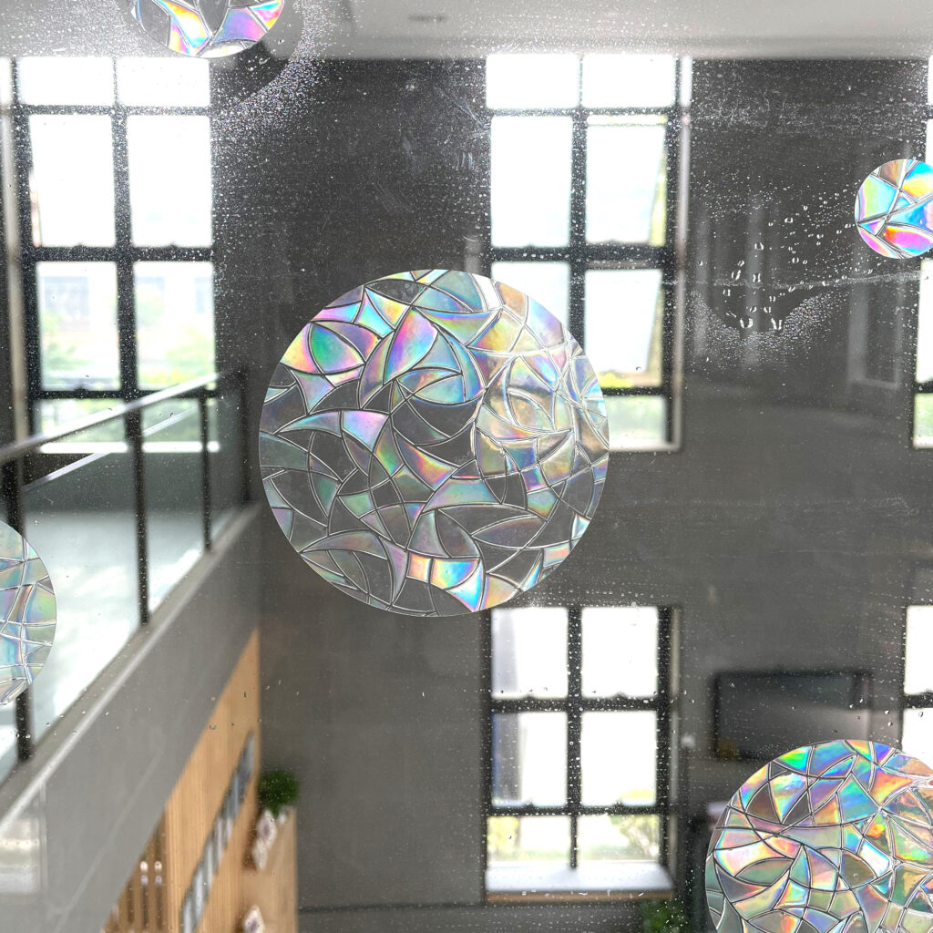 Circle Prism Window Decals - EONBES