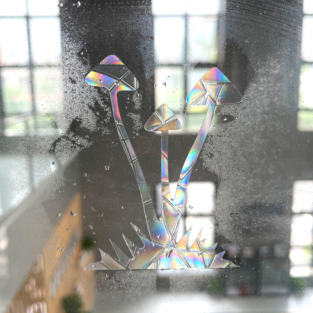 Mushroom Prism Window Decals - EONBES