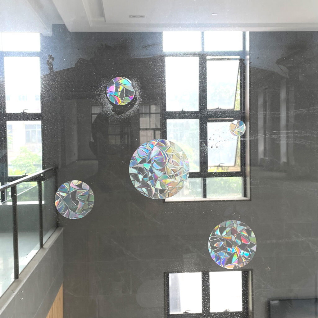 Circle Prism Window Decals - EONBES