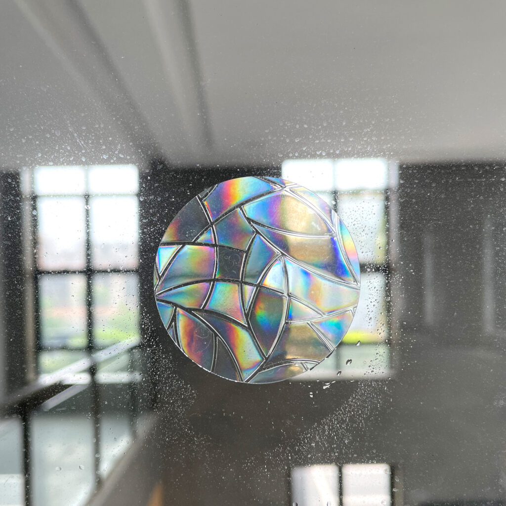 Circle Prism Window Decals - EONBES