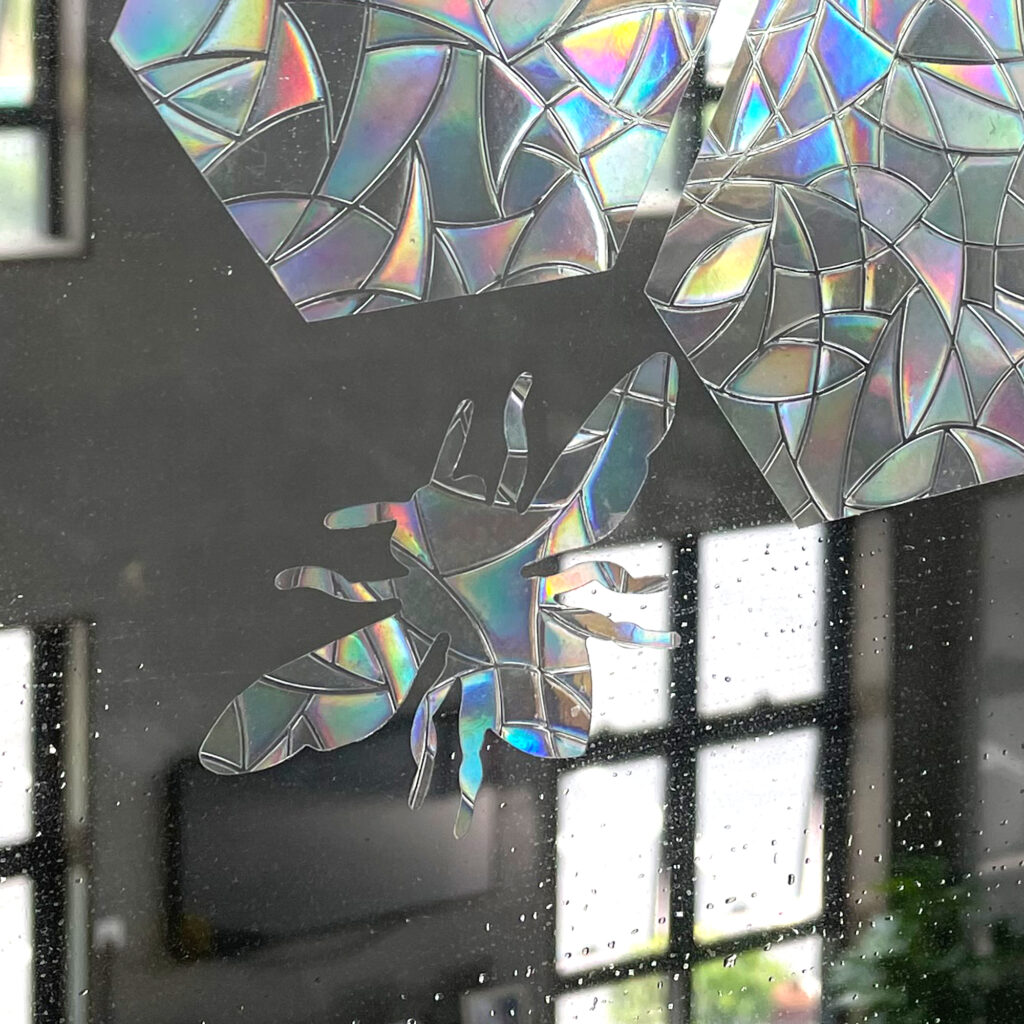 Honeycomb Prism Window Decals - EONBES